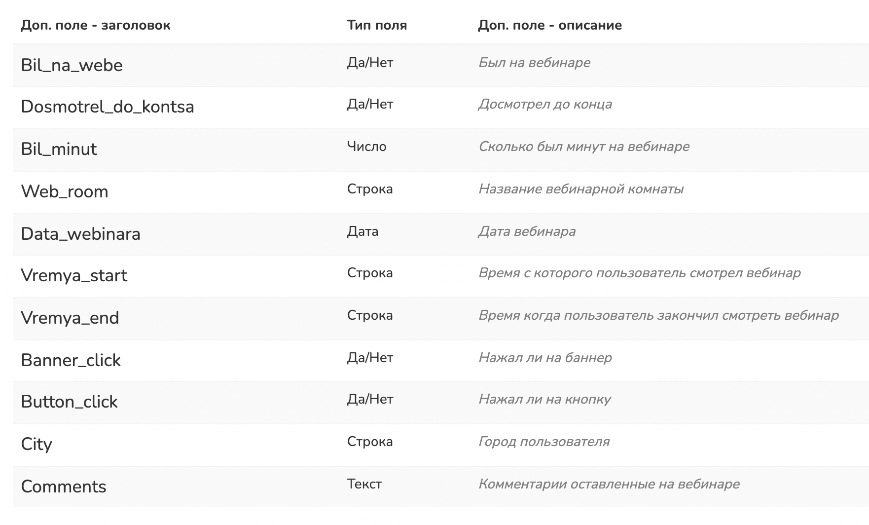 Выгрузка регистраций с Getcourse в vakas-tools